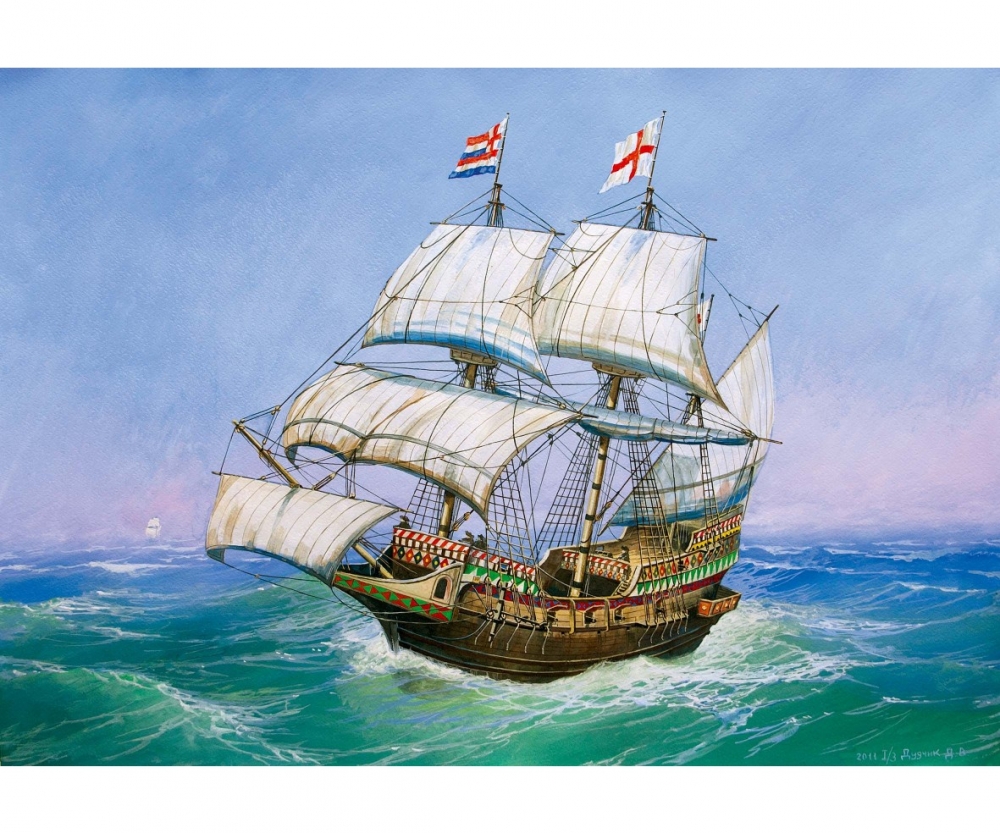 Golden Hind Model Galleons