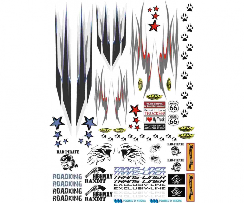 1:14 Sticker Truck Ornamental Strip - CA 1:14 Truck/Trailer Accessories ...